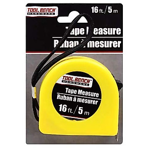 Tool Bench Hardware Tape Measure - 16 feet