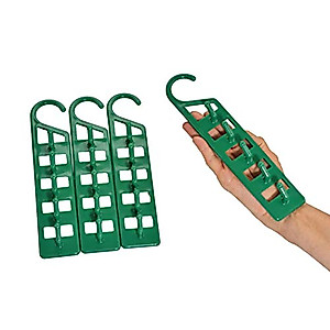 Home-X Set of 4 Space Saving Hanger Holders, Creates Extra Storage Space