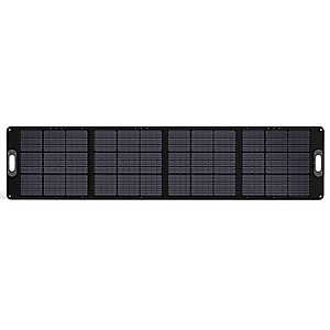 JustNow 200W Portable Solar Panel High Efficiency Foldable Kickstand Waterproof IP67 for Portable Power Station Camping Trip Outdoor