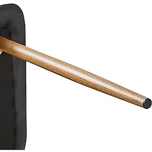 FurnitureR Scandinavian Dining Chairs Set of 4,Side Chairs with Comfy Fabric Cushion PU Back and Sturdy Oak Legs, Accent Chairs for Kitchen Living Dining Room Waiting Room,Grey