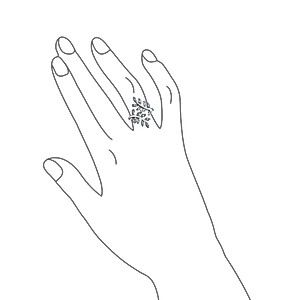 Bling Jewelry Nature Ivy Vine Leaf Fashion Statement Ring For Women Cubic Zirconia Pave CZ Bypass Silver Plated Brass