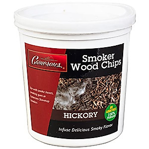 Camerons Products Smoking Chips (Hickory) - Kiln Dried, All Natural Extra Fine Wood Smoker Sawdust Shavings - 1 Pint Barbecue Chips (0.473176 L)