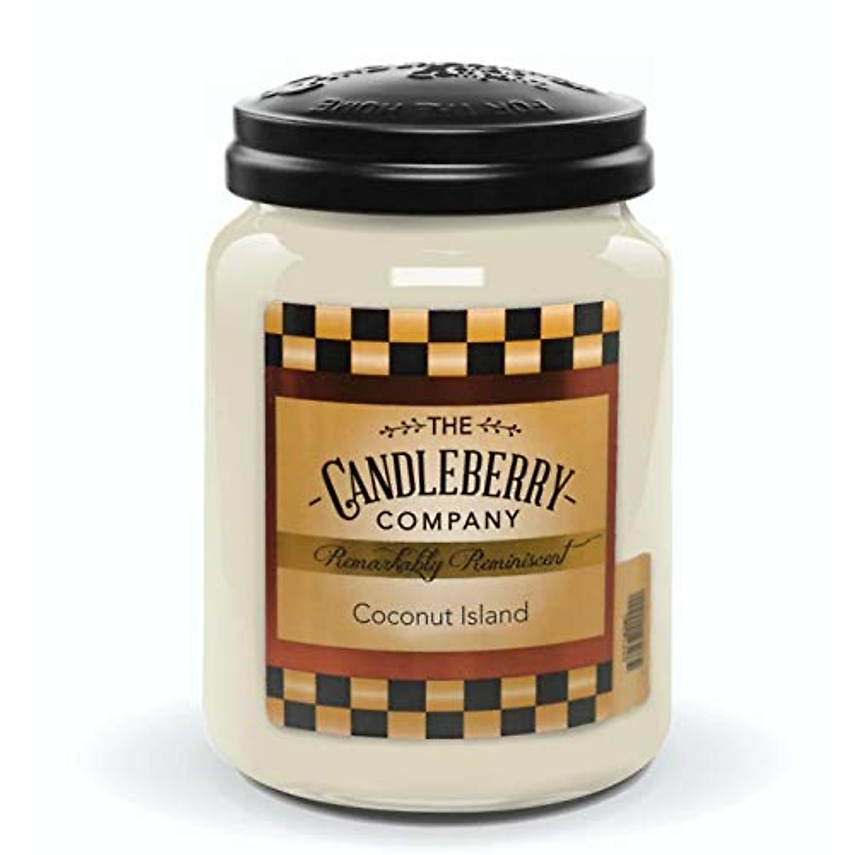 Candleberry Candles | Coconut Island Candle | Best Candles on The Market | Hand Poured in The USA | Highly Scented & Long Lasting | Large Jar 26 oz.