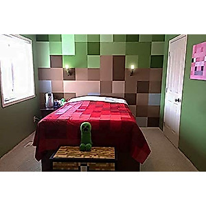 PKD Pixels Brownstone Torch Light for Mounts to The Wall or Hand Held USB Rechargeable 11 Inch LED For Bedroom Living Room Play Room Decoration Perfect for Gamers Costume Cosplay Role Play