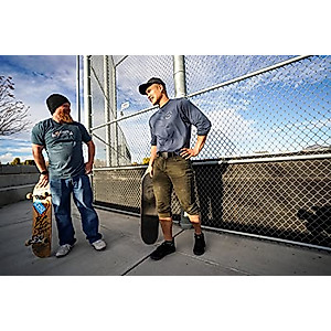 GRIP6 Classic Belt - 1.5-Inch Adjustable Nylon Belts - Versatile Lifestyle and Tactical Belt for Men and Women - Made in the USA (Black) *OLD SIZE*