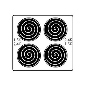 Frigidaire FCRC3012AW 30" Electric Range with 4 Coil Elements 5.3 cu. ft. Oven Capacity Store-More Storage Drawer Electronic Kitchen Timer in White