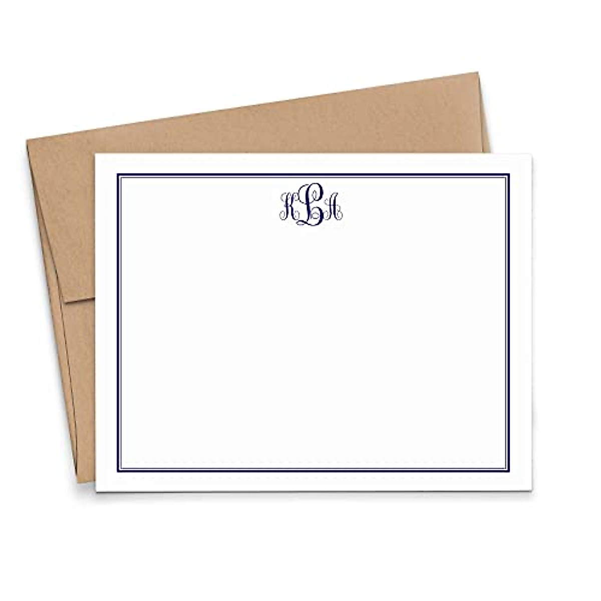 Monogrammed Stationary cards, Monogram Stationery Set, Monogrammed Note Cards, Monogrammed Gifts for Women, Your Choice of Colors and Quantity
