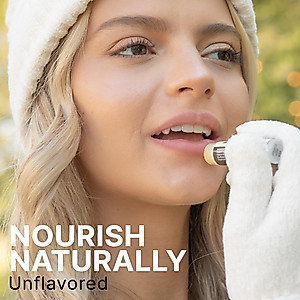 USDA Organic Lip Balm - USA Made with Natural Ingredients, 4 Pack Unflavored Chapstick for Dry Lips, Valentines Day Gifts, Birthday Gifts for Her & Him, Beauty Gifts, Lip Moisturizer, Mens Gift Ideas