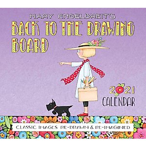 Mary Engelbreit 2021 Deluxe Wall Calendar: Back to the Drawing Board