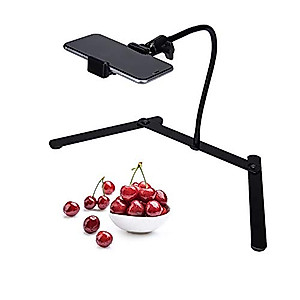 Photo Copy Pico Projector Stand Adjustable Teaching Online Stand Flexible Pipe Mount for Live Streaming Online Video Baking Crafting Demo and Draw Recording
