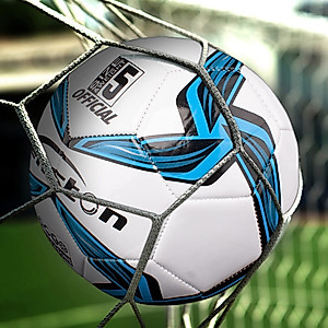 Senston Soccer Ball for Kids and Adult Training Ball Size 5 Official Match Football Balls with Pump