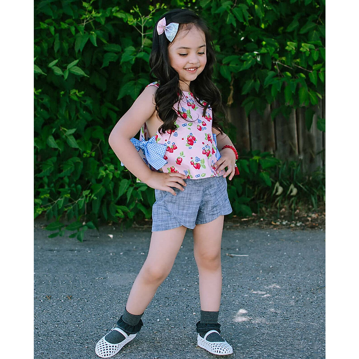 Jefferies Socks Girls Misty Ruffle Turn Cuff Socks 2 Pair Pack (M - USA Shoe 12-6 - Age 5-10 Years, Black)