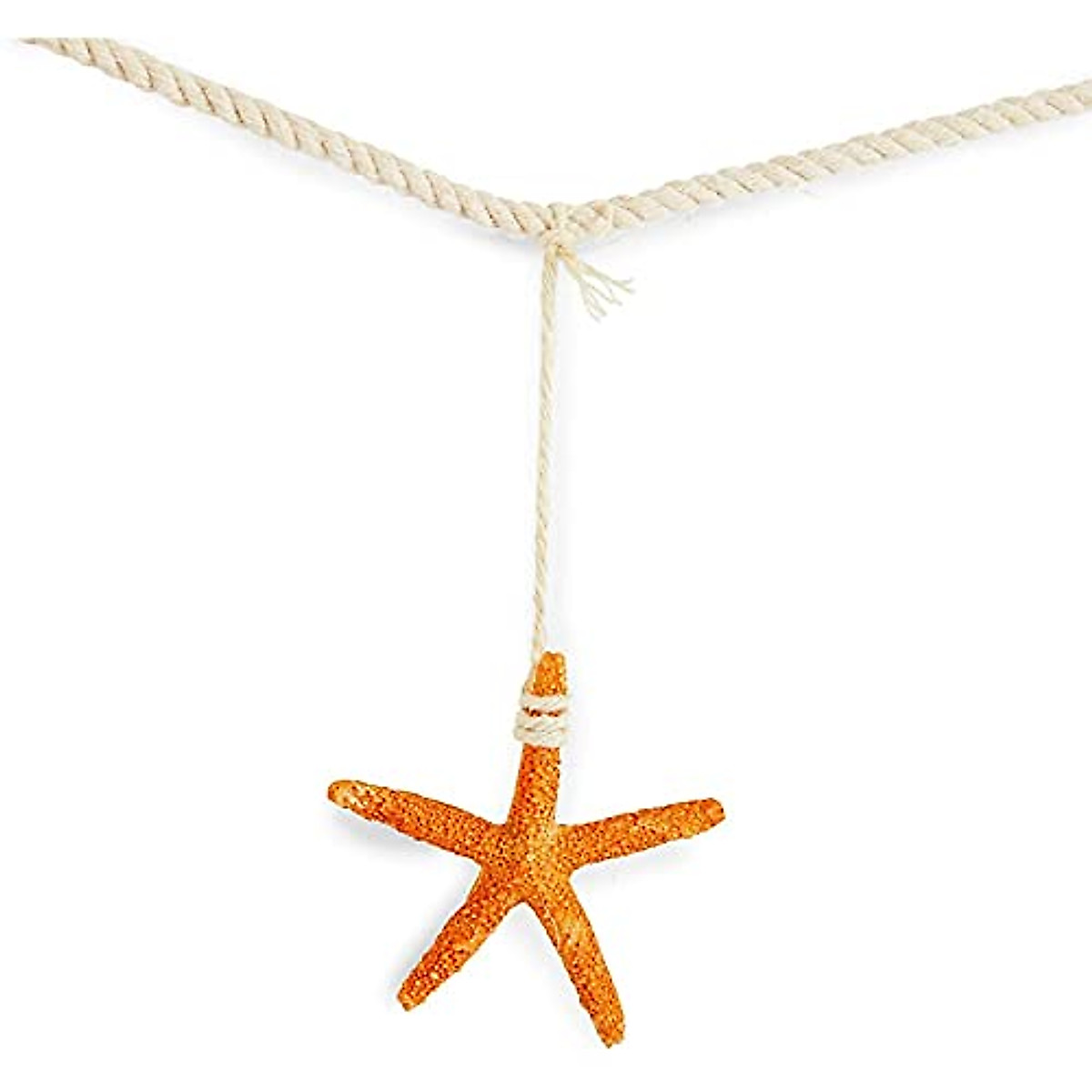 Starfish and Shell Garland with Jute String (10 Feet)