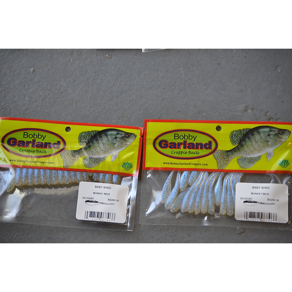 Bobby Garland Baby Shad 18 ct. 2 pks monkey milk
