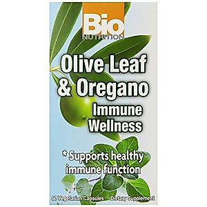 Bio Nutrition Immune Wellness Olive and Oregano Vegi-Caps, 60 Count
