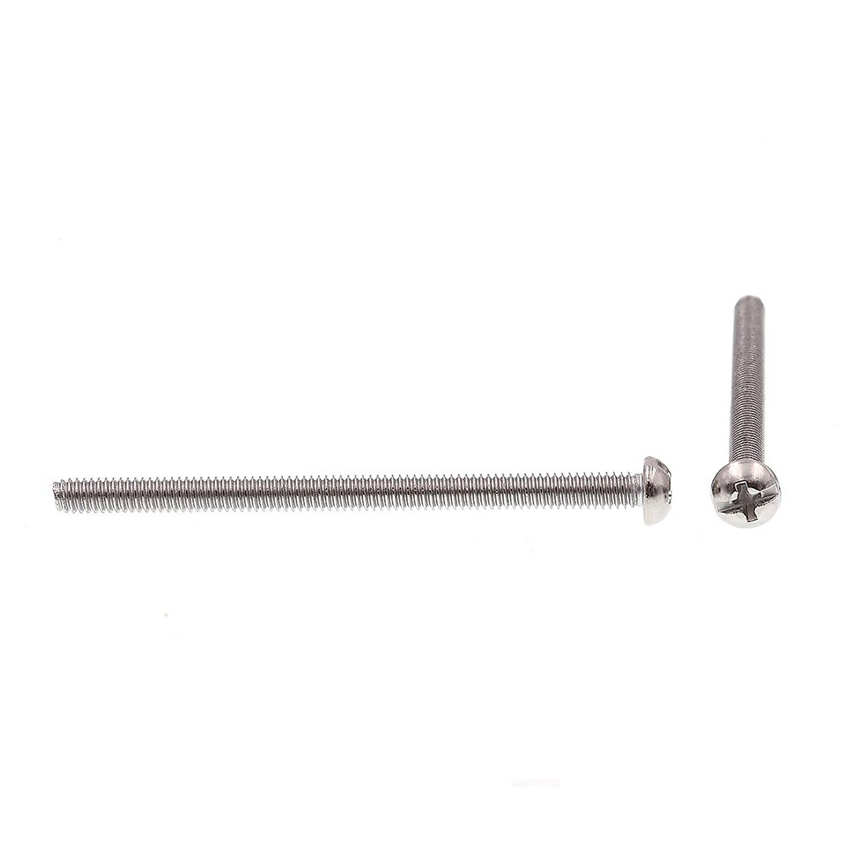 Prime-Line 9003968 Machine Screw, Round Head, Slotted/Phillips Combo, #8-32 X 2-1/2 in, Grade 18-8 Stainless Steel, Pack of 20