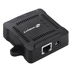 Edimax Pro Compact Gigabit PoE+ Splitter with Adjustable 5/9/12V x 2A Output, IEEE 802.3at, Delivers Data and Power from PoE Runs to Non-PoE Devices for up to 100 Meters, GP-101ST