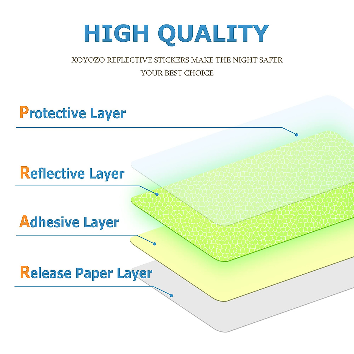 2Pcs Reflective Stickers High-Visibility Reflective Tape Cycling Reflective Stickers Backpack Reflective Stickers Night Safety Sticker Warning Beautification Stickers（Smile）