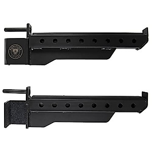 Signature Fitness SF-3 1,500 Pound Capacity 3” x 3” Power Cage Squat Rack, Includes J-Hooks and Safety Straps, Other Optional Accessories, Spotter Arms