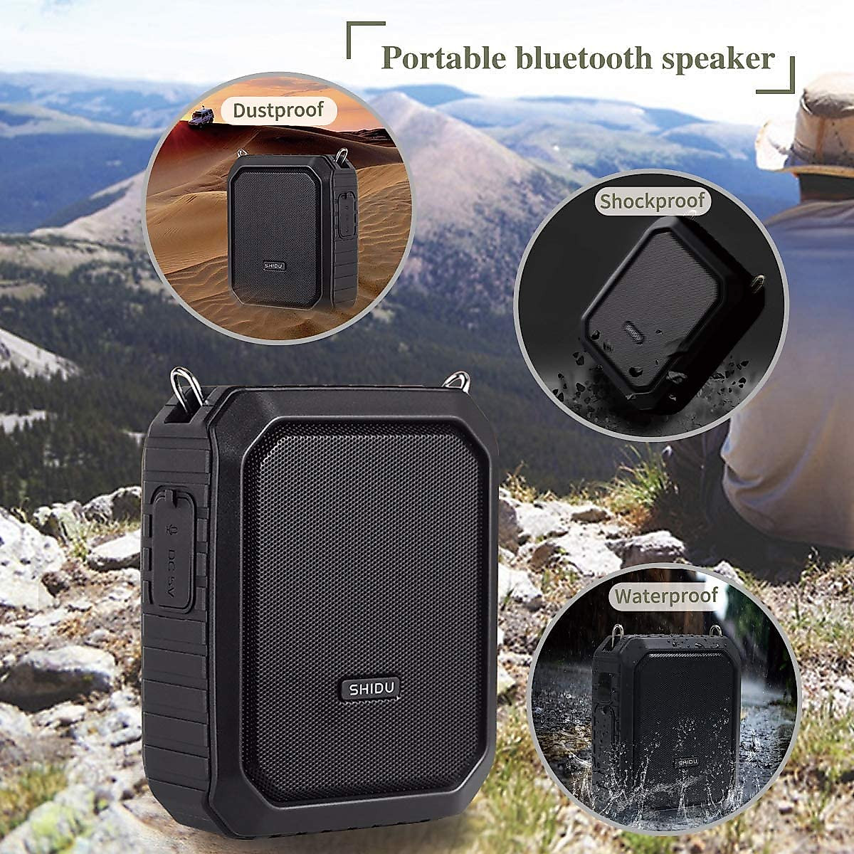 Voice Amplifier Wireless for Teachers, 18W Personal PA System Ultra-Portable Megaphone with Wireless Microphone Headset, IPX5 Waterproof 5.0 Bluetooth Voice Amplifier Speaker - Indoor & Outdoor