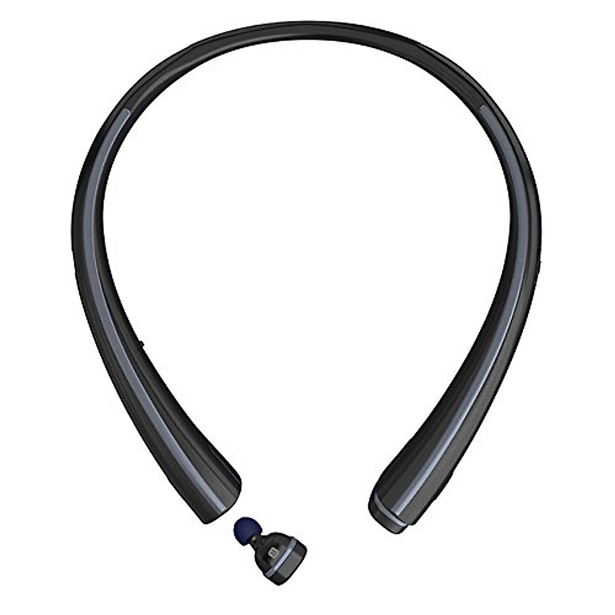 LG TONE FREE HBS-F110 Wireless Bluetooth Earbuds with Charging Neckband – Black