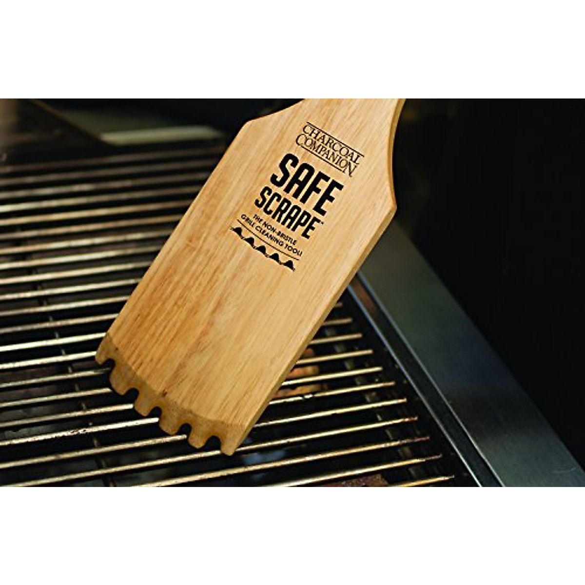 Charcoal Companion CC4120 Safe-Scrape Non-Bristle Grill Cleaning Tool
