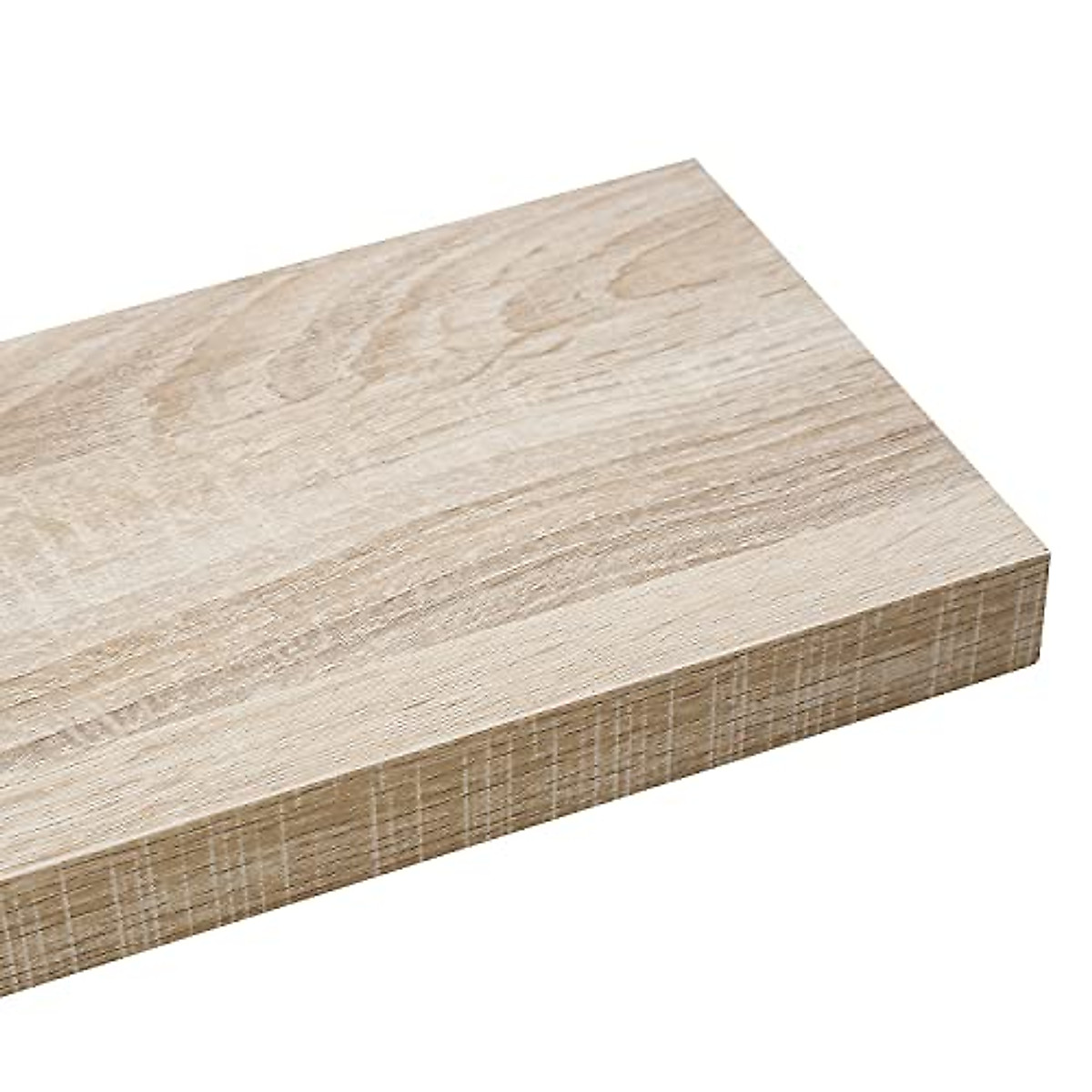 ROSE BLOOM Set of 3 Floating Wall Shelves Rustic Wood Ledge Shelves for Kitchen Bedroom Kitchen Living Room Decor