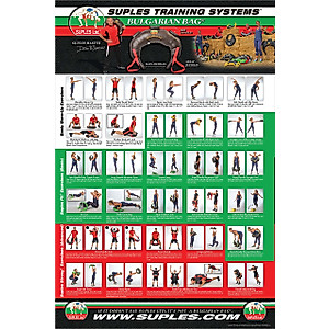 Bulgarian Bag - Genuine Leather (30 lb.) (Fitness, Crossfit, Wrestling, Judo, Grappling, Functional Training, MMA, Sandbag), Medium