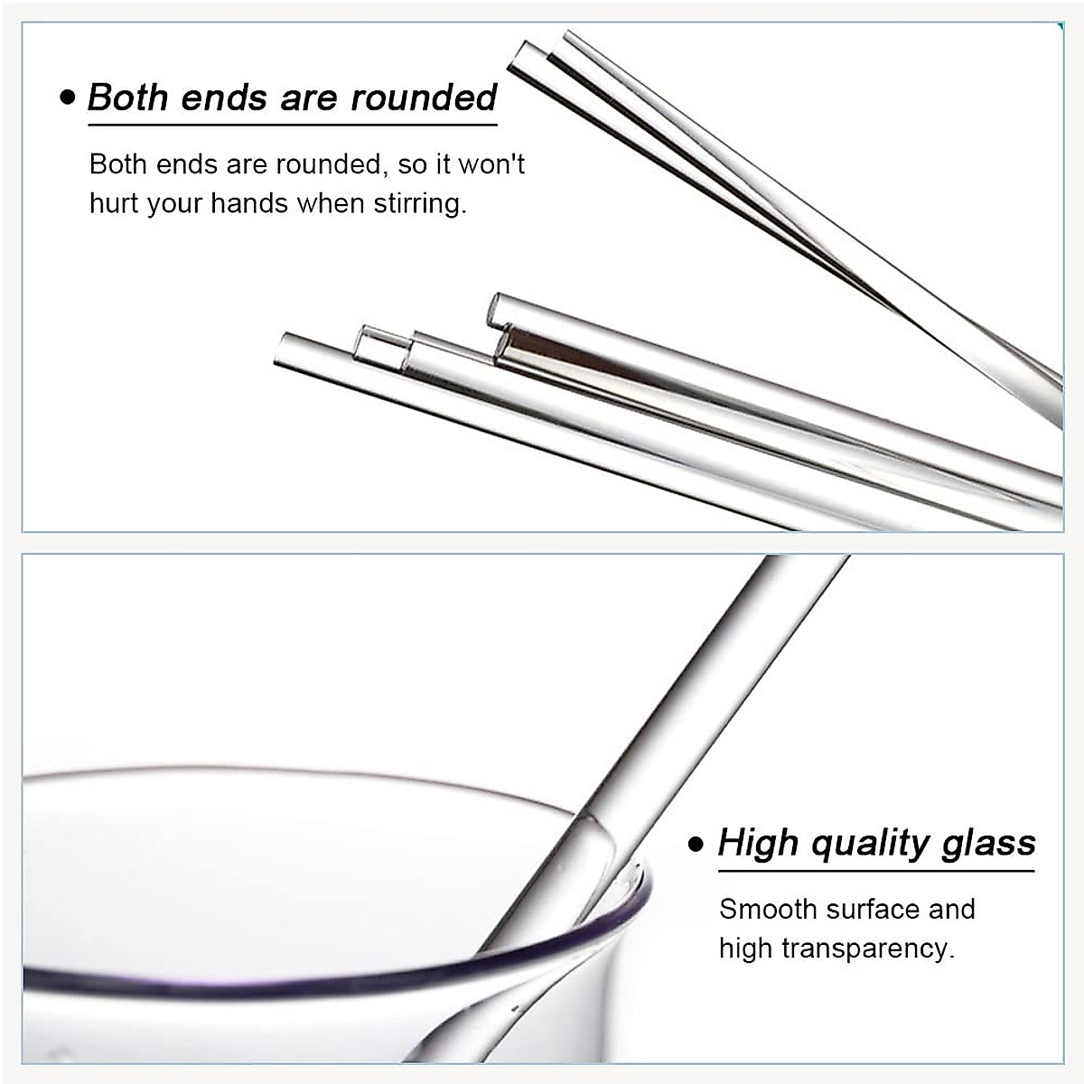 ADAMAS-BETA 14PCS Glass Beaker Set, 6 Sizes - 10ml 50ml 100ml 250ml 500ml 1000ml Graduated Beakers + 11" Beaker Tongs + 3pcs Glass Stirring Rods + 3pcs Magnetic Stir Bar + 1000ml Beaker Brush