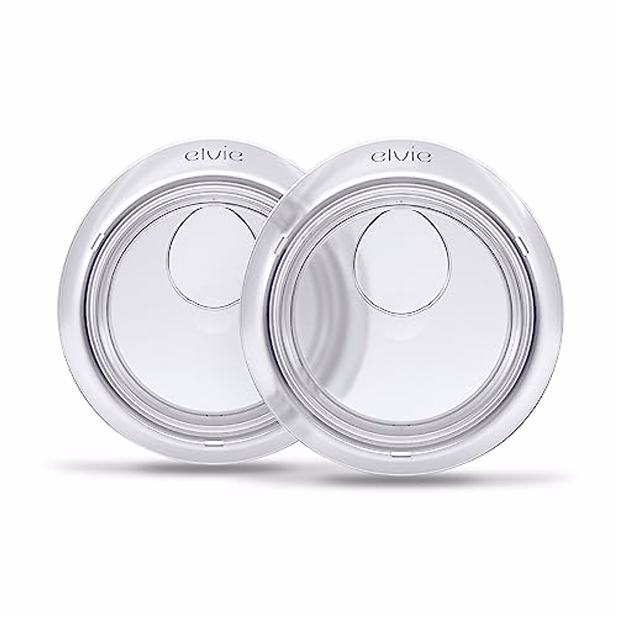 Elvie Catch Milk Collection Shells | Set of Two Discreet Leak-Protection Silicone Cups, Reuse Your Milk| Reusable Breast Shells Collect Up to 1oz | No more wasted milk or wasteful breast pads