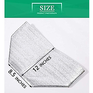 Smilco Reusable Insulation Bags Thermal Box Liners 13 x 8.5 x 12 Metalized Box Liners 6 PCS for Lunch Box Shopping Bag Insulation Lining Waterproof Insulation Package