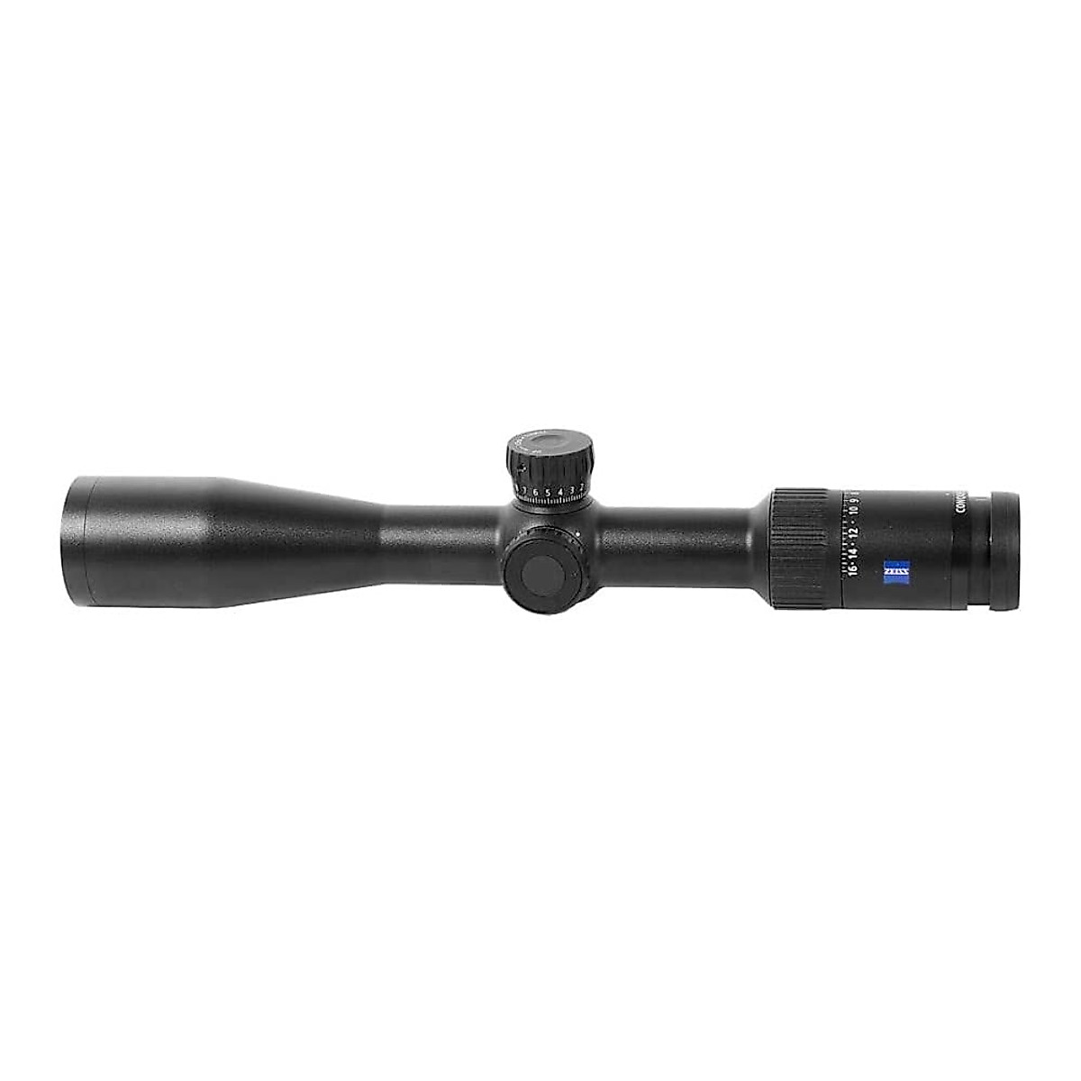 ZEISS Conquest V4 4-16x44 Riflescope with 68 Zbi Illuminated Reticle with Adjustable Parallax and External Elevation Turret with Ballistic Stop - .25 MOA, Black