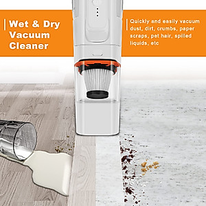 CherylonVacHandheld Vacuum Cordless - 2 Speed Portable Mini Vacuum, Pet Hair Hand Cleaner, 10000Pa Lightweight and Rechargeable Held Vacuuming Vac Car for Home Office