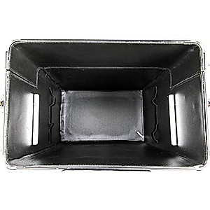 Ver Beauty 3-in-1 Professional 4 Removable Wheels Rolling Aluminum Art Craft Supplies Makeup Tattoo Artist Tool Case Organizer Easy-Slide Extendable Trays with Dividers Mirror, Black Dot