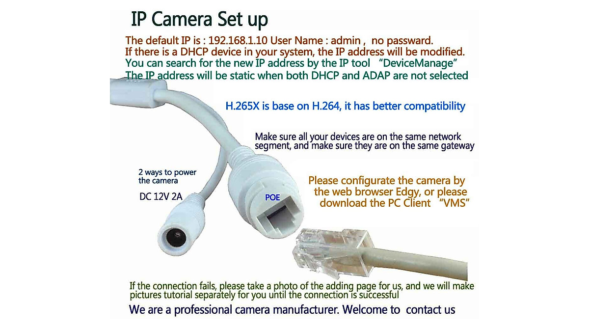 BlueFishCam 4MP Mini POE IP Camera - Security System