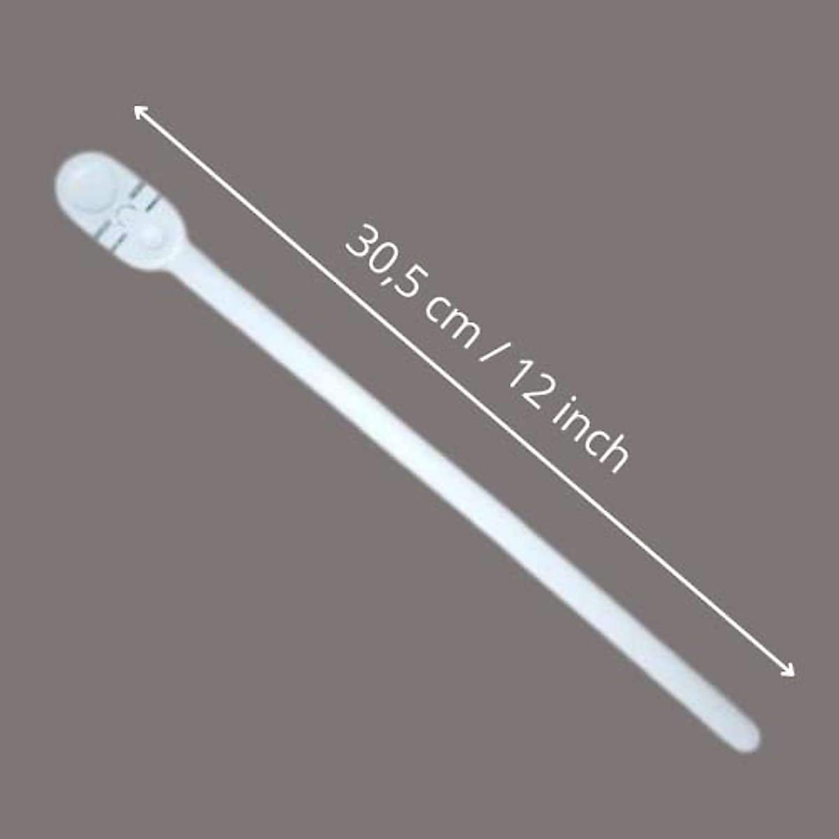 Animalplast 6 Pack of Durable Plastic Bird Perch Small Size 30.5 cm - 12 inch White, Plastic Stand Perches Holders