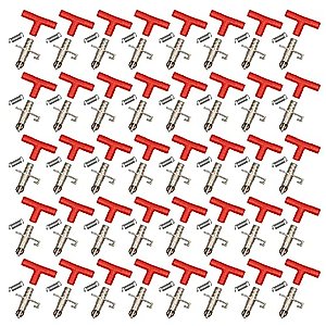 40 Sets Automatic Rabbit Nipples Watering System Mouse Bunny Rabbit Waterer Drinker Galvanized Nippler Feeder Drinking Waterer Hanging Caged Nipples for Guinea Pig Ferret Chinchilla Poultry