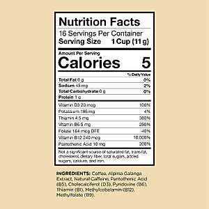 VitaCup Lightning Coffee Pods, Enhance Memory & Focus w/ 2X Caffeine,16CT | Focus Mushroom Coffee Pods, Boost Focus & Immunity w/Lions Mane, Chaga, B Vitamins, D3 16CT