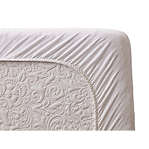 Mediflow Cotton Velour Waterproof 54 by 75-Inch Mattress Pad, Full