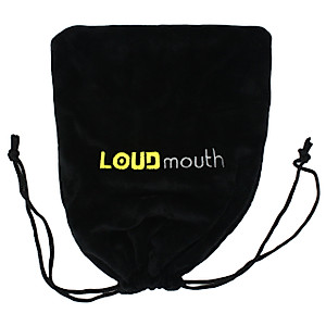 LOUDmouth Soft Velvet Studio Microphone Carry Bag | Podcast Mic Pouch Dust Cover with Drawstring | Protect from Dust, Dirt, Scratches | 12" x 8.5"