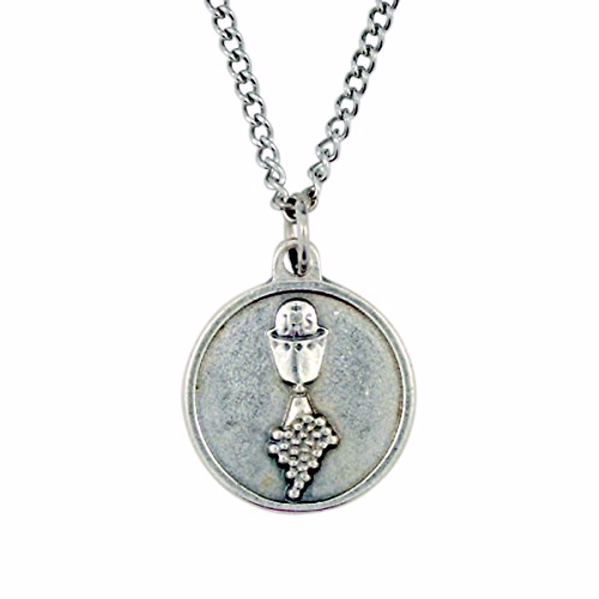 My First Holy Communion Girls Gift Set with Prayer Book, PYX with Rosary, and Chalice Pendant