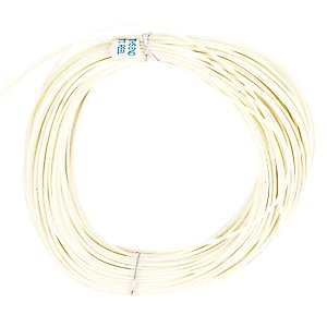 CLAM 16855 Rattle Reel Line (Glow White) - 75 Feet