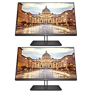 HP Z27 27 Inch IPS LED Backlit Monitor 2-Pack, 4K UHD 3840 x 2160 (2TB68A8#ABA)