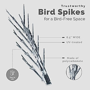 Bird-X SP-100, Covers 100 feet Plastic Polycarbonate, Multi