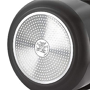 Prestige Clip On Hard Anodized Aluminum Kadai Pressure Cooker with Glass Lid, 3.5-Liters