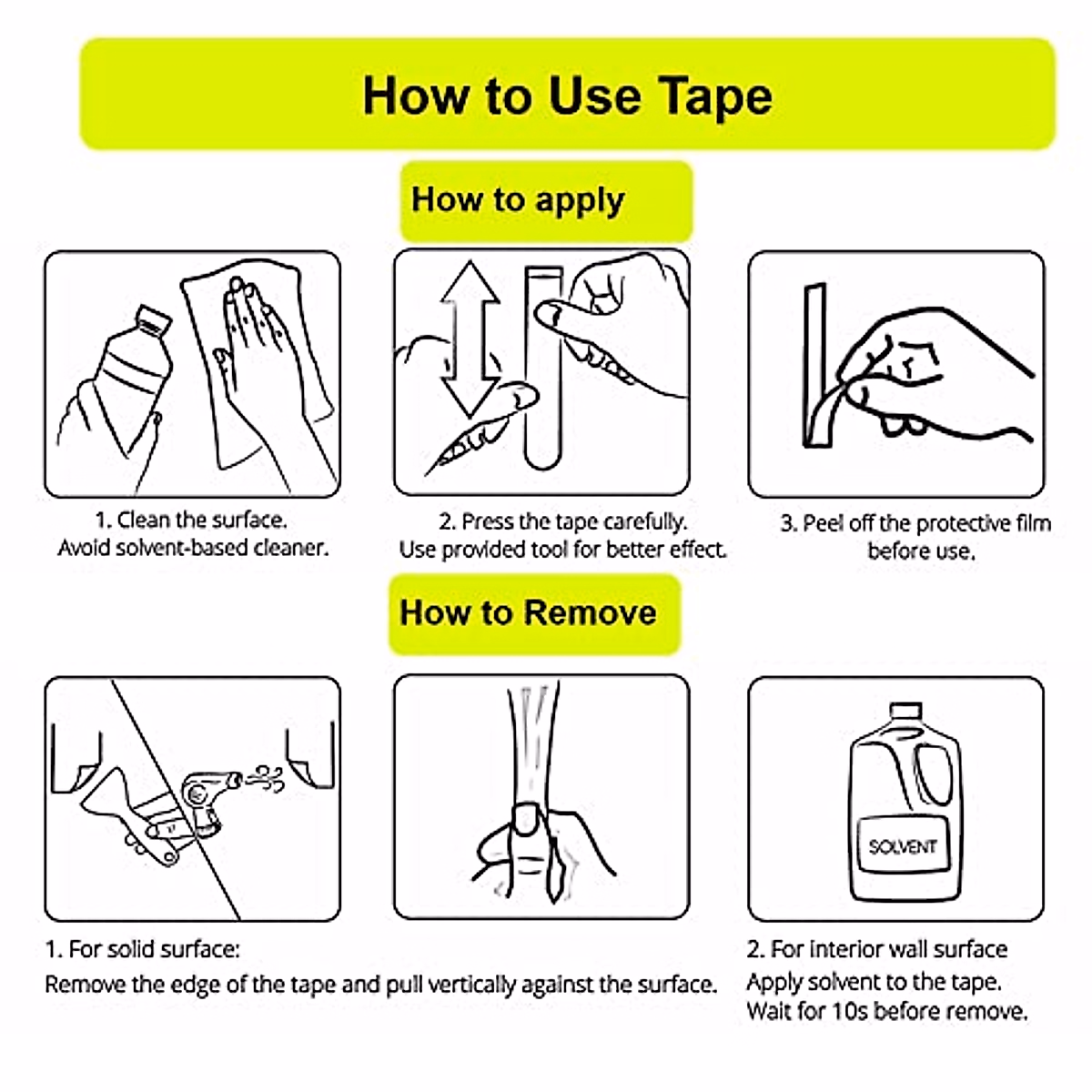 SAVtools Double Sided Tape Heavy Duty Nano Tape, 1.18 x 120 Inch, Removable & Clear, Extra Strong for Wall, Picture Hanging Carpet Decor DIY