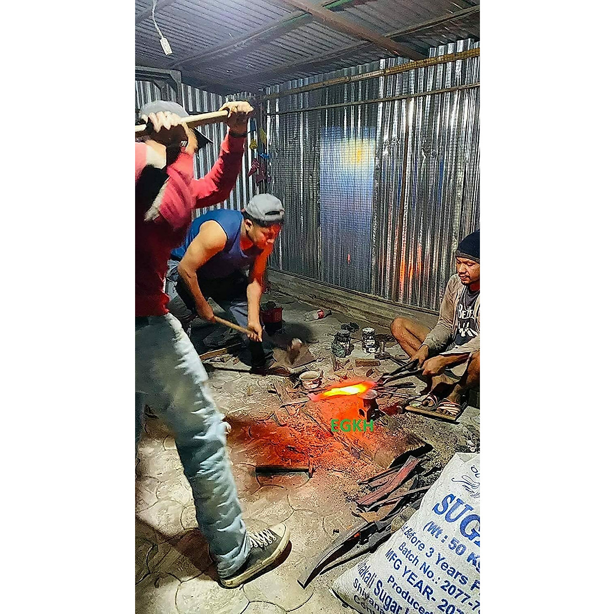 5" Blade Biltong Kukri - Carbon Steel Hand Forged Blade Kitchen Knives - EGKH Factory Outlet in Nepal - Ready to use - Balance water tempered Sharpen Edge Khukuri