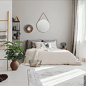 CLONG Artificial Palm Leaves Plants Faux Fake Monstera Turtle Leaf Tropical Large Palm Tree Leaves Plant Outdoor UV Resistant Plastic Plants (Green)