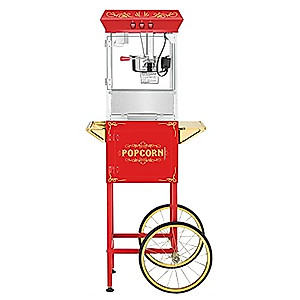 Superior Popcorn Company 4650 SPC Movie Night Full Popcorn Machine, 8 oz, Red Floral