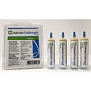 Syngenta Advion Cockroach Gel Bait - 1 Box (4 X 30 Gr.Syringes)